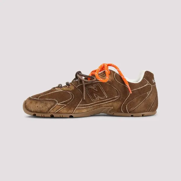 Miu Miu X New Balance Lace-up Suede Sneakers - Multicolor