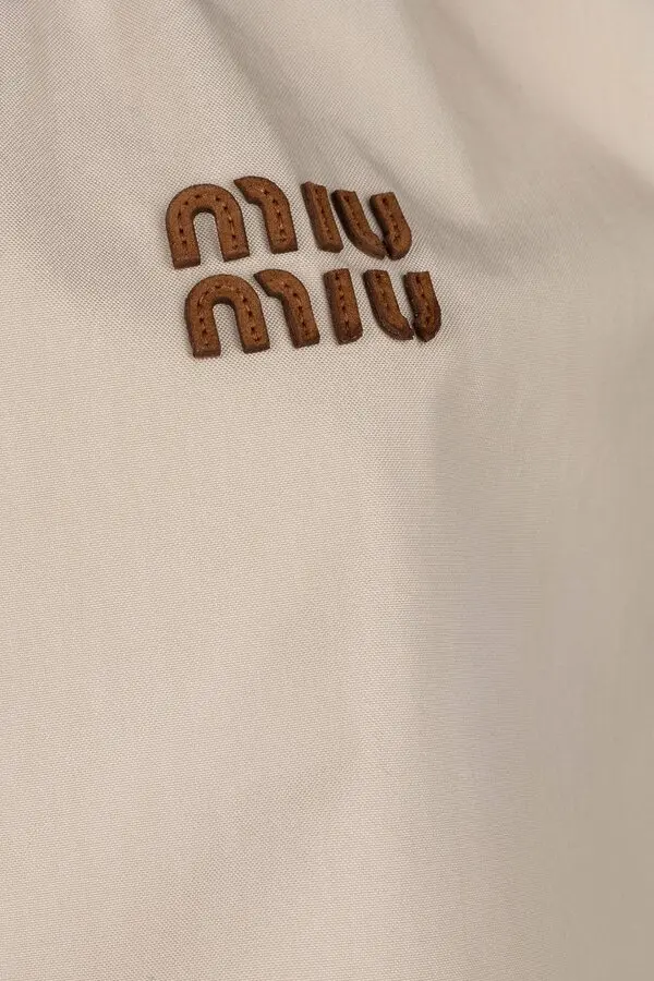 Miu Miu Sleeveless Top With Tie Detail