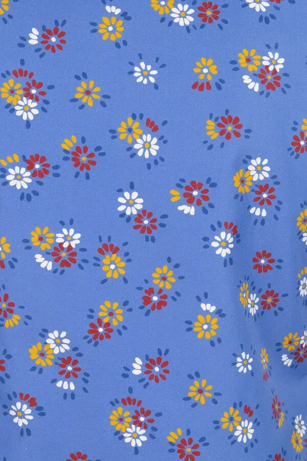 Miu Miu Floral Print Shirt Dress