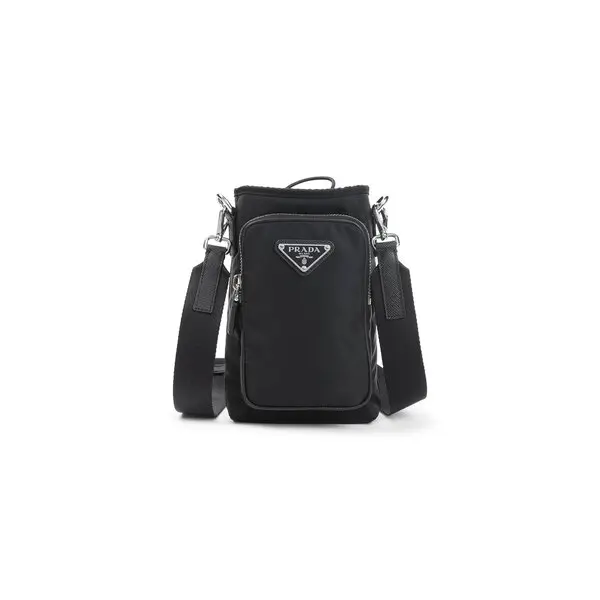 Prada Re-nylon Phone Holder - Black