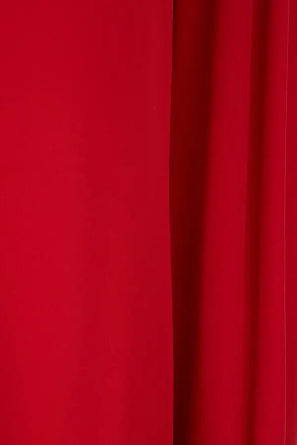 Valentino Garavani Red Long Sleeve Blouse