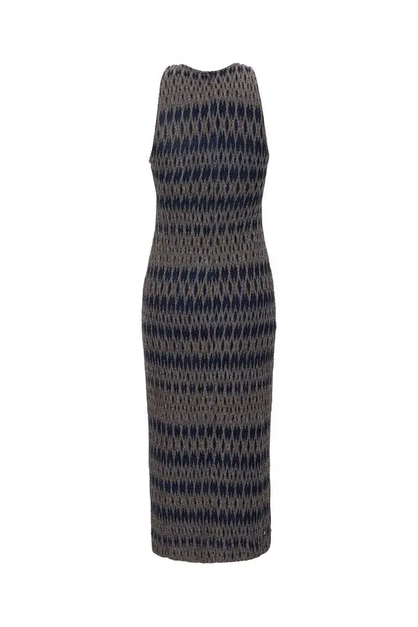 Missoni Knit Geometric Print Maxi Dress