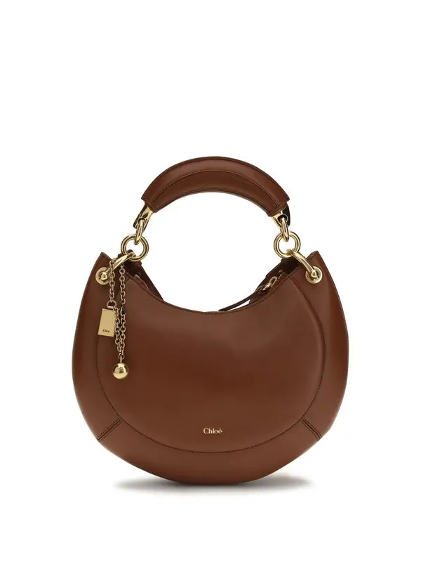 Chloé Marcie Shoulder Bag With Adjustable Strap - Brown