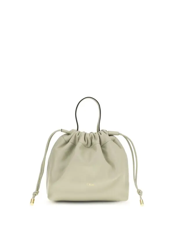 Chloé Icons Leather Chain Shoulder Bag - Gray