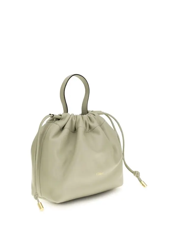 Chloé Icons Leather Chain Shoulder Bag - Gray
