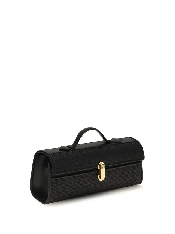 Savette Raffia Slim Symmetry Pochette