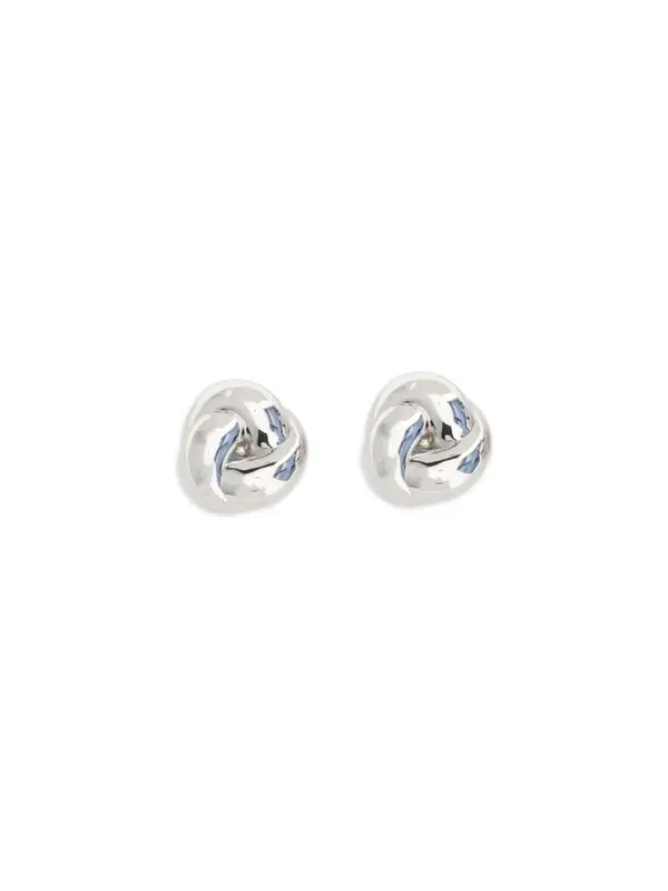 SELF-PORTRAIT Knot Earrings - Silver