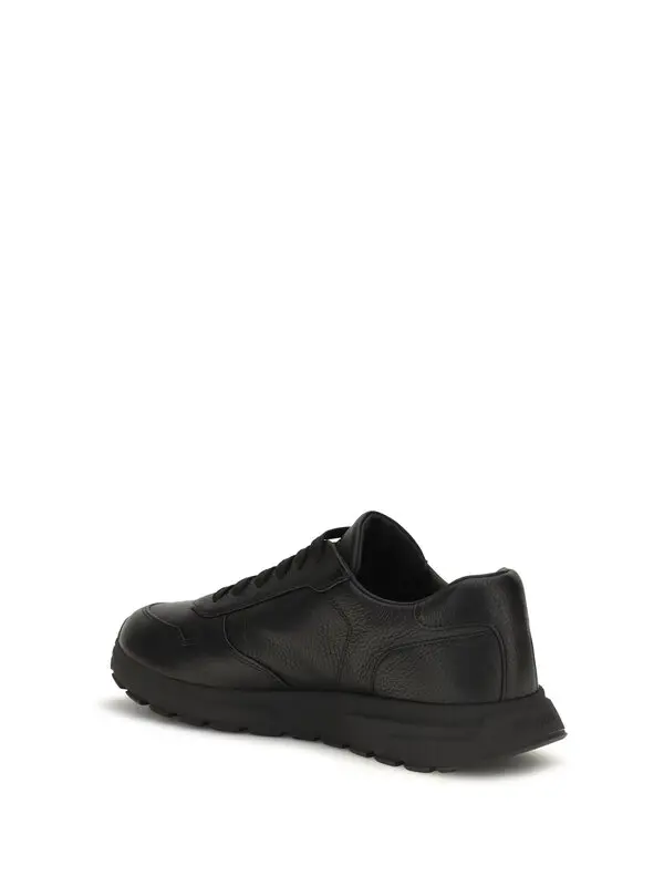 Prada Prax 2.0 Fabric And Mesh Sneakers - Black