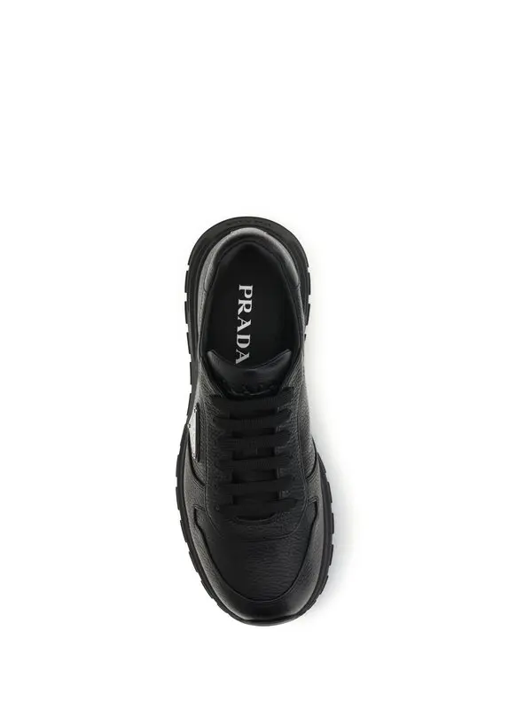 Prada Prax 2.0 Fabric And Mesh Sneakers - Black