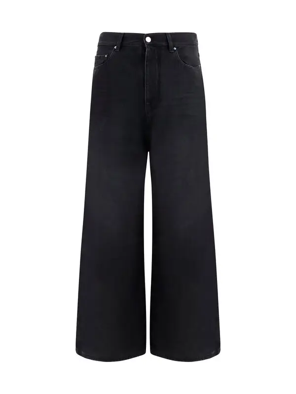 Amiri Wide-leg Jeans - Black