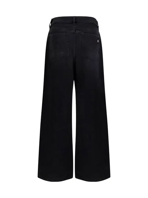 Amiri Wide-leg Jeans - Black
