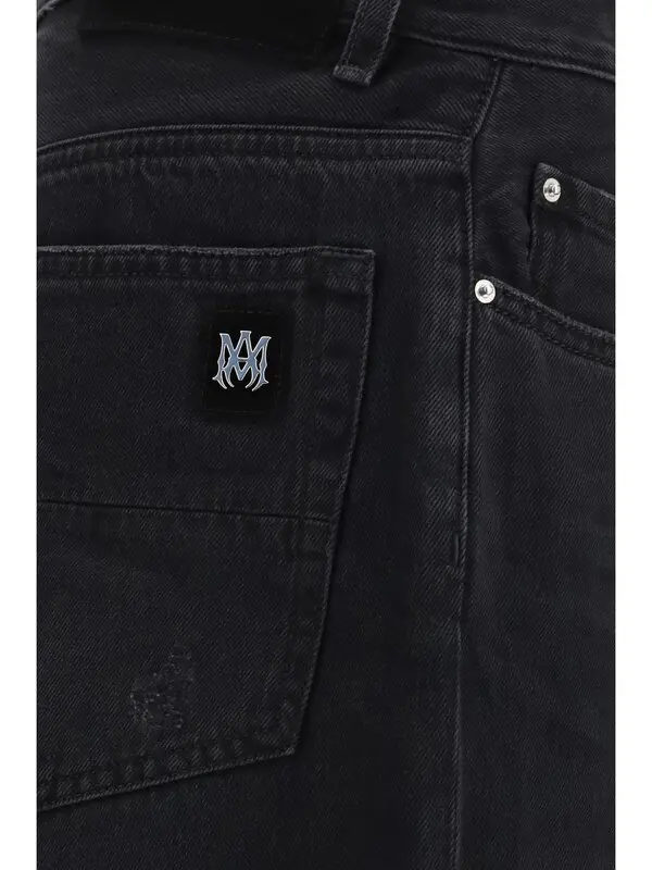 Amiri Wide-leg Jeans - Black