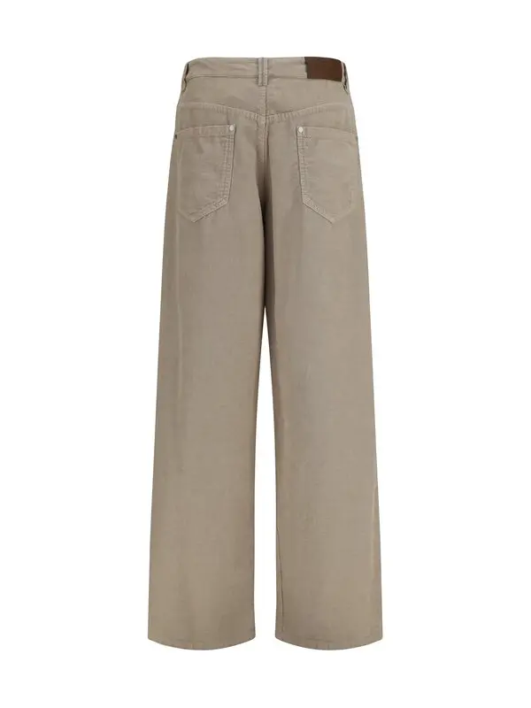 Brunello Cucinelli Straight-leg Cotton And Linen Pants