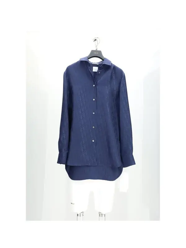 Dior Oblique Ton Sur Ton Shirt - Blue