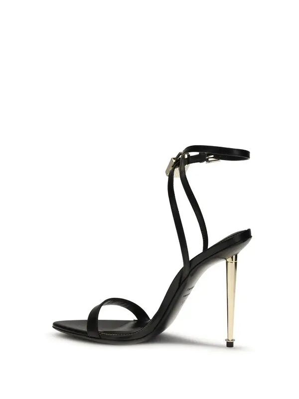 TOM FORD Padlock Pointy Naked Heeled Sandals