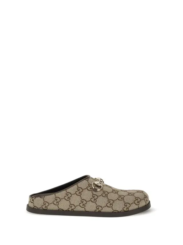 Gucci Horsebit Mules - Cream