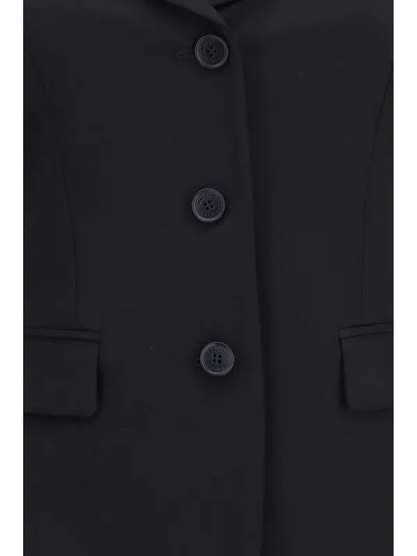 Alexander McQueen Structured Off-shoulder Jacket With Harness Details