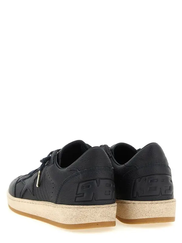 GOLDEN GOOSE Ball Star Leather Sneakers - Blue