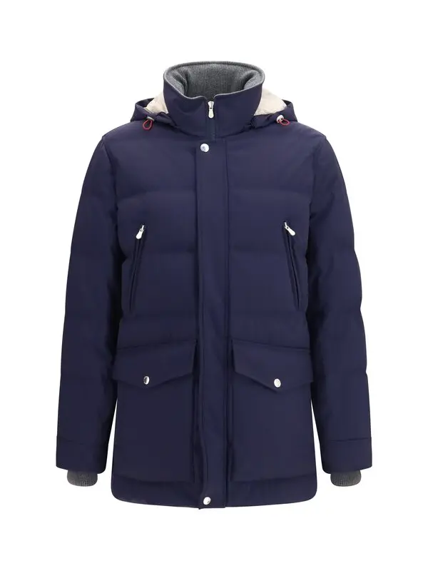 Brunello Cucinelli Hooded Nylon Jacket