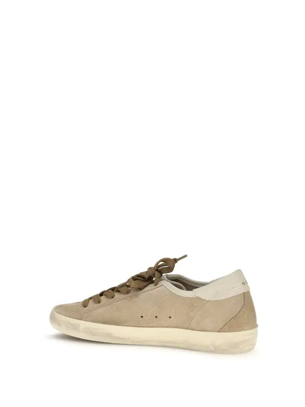 GOLDEN GOOSE Super Star Sneakers With Perforated Star Detail