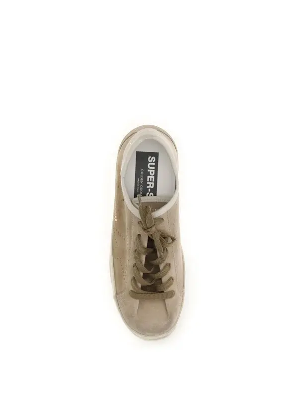 GOLDEN GOOSE Super Star Sneakers With Perforated Star Detail