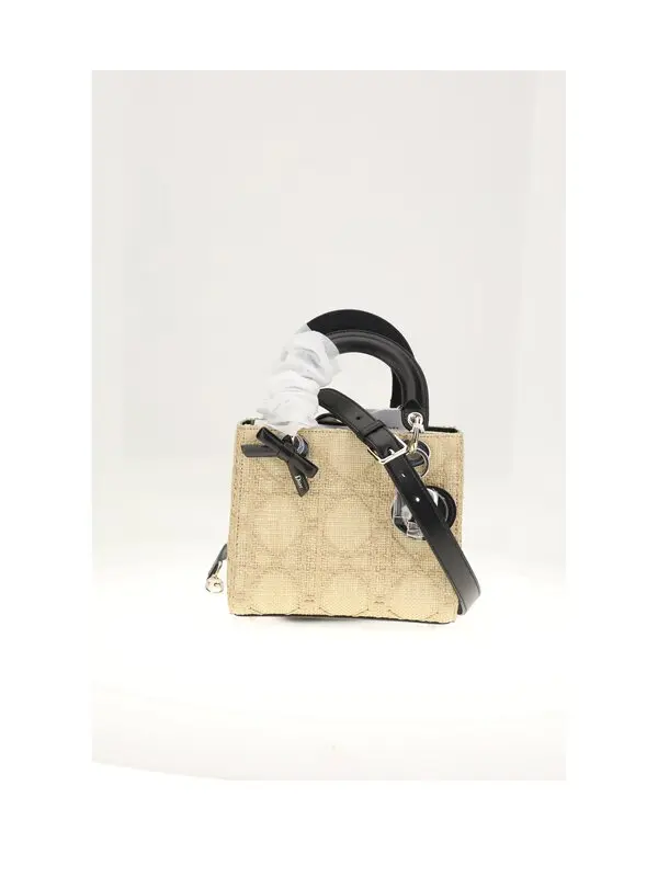 Dior Embroidered Fabric Tote - Multicolor