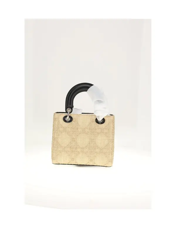 Dior Embroidered Fabric Tote