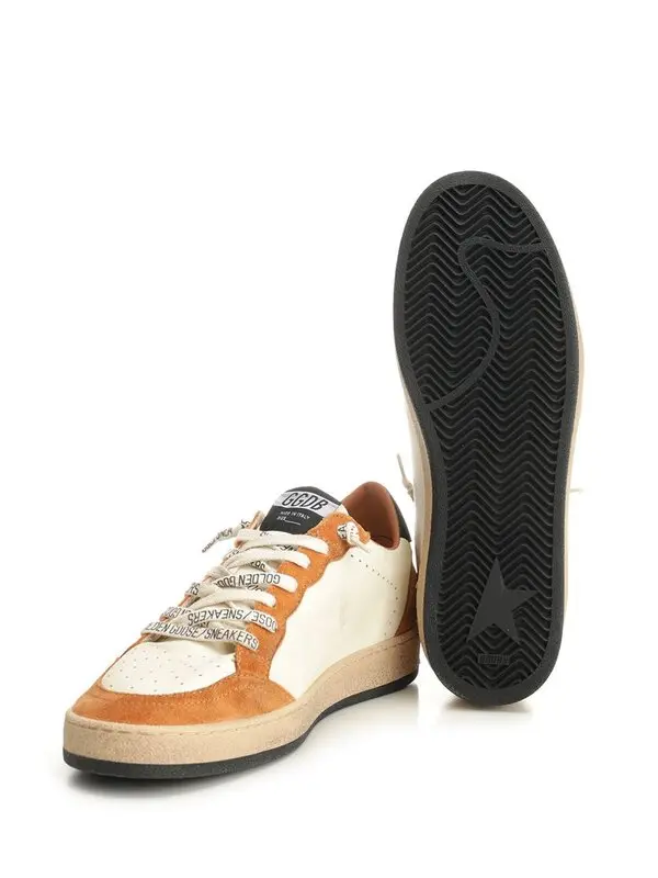 GOLDEN GOOSE Ballstar Leather Sneakers - Multicolor