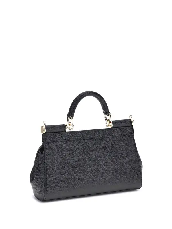 Dolce & Gabbana Sicily Small Leather Handbag