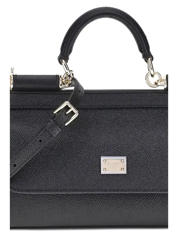 Dolce & Gabbana Sicily Small Leather Handbag