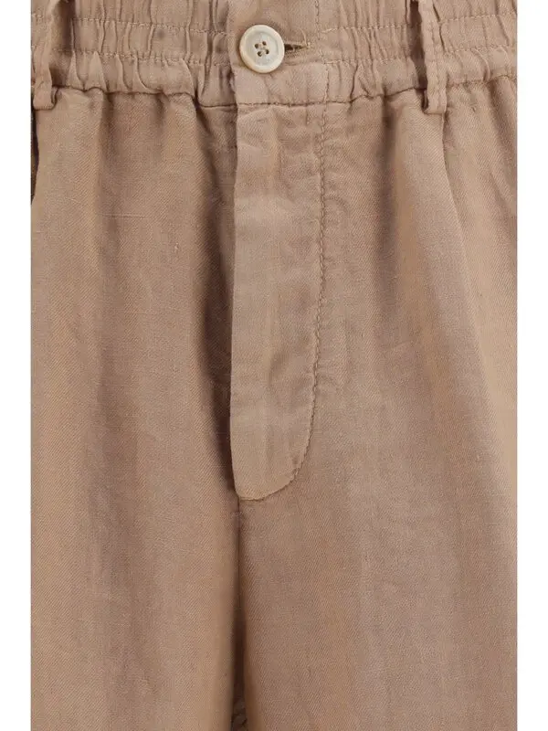 Brunello Cucinelli Lightweight Délavé Linen Shorts