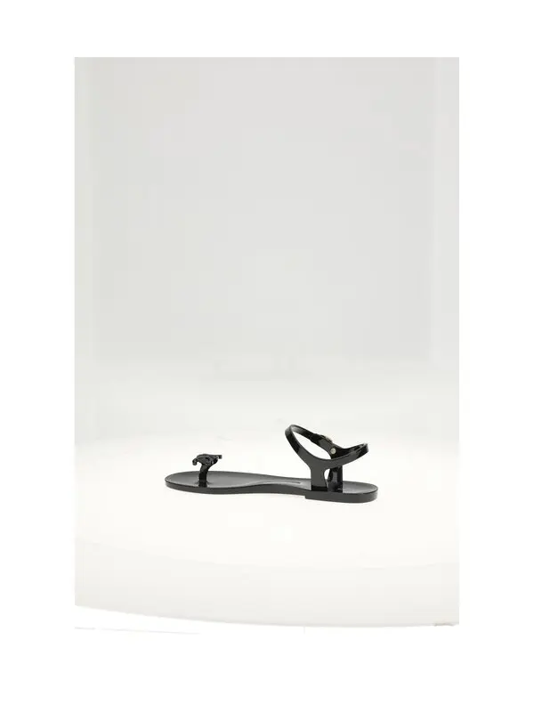 Celine Thong Sandals With Triomphe Detail