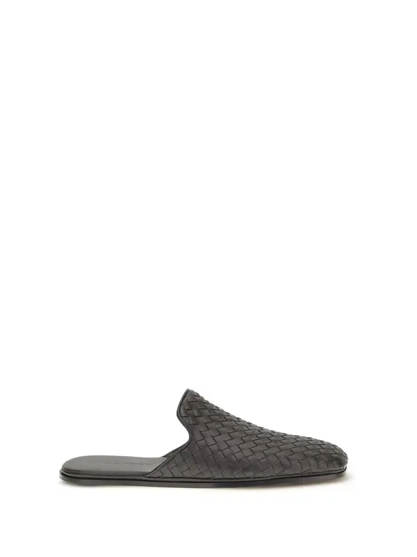 Bottega Veneta Palazzo Intrecciato Slippers