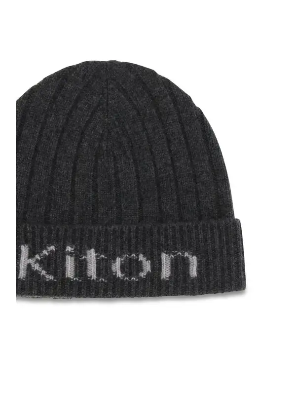 Kiton Wool Beanie Hat