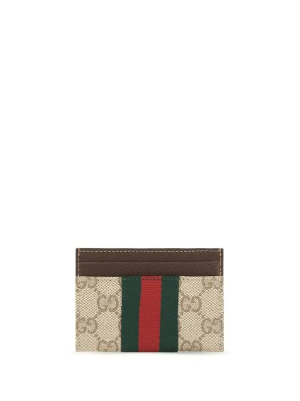 Gucci Card Holder With Web Stripe