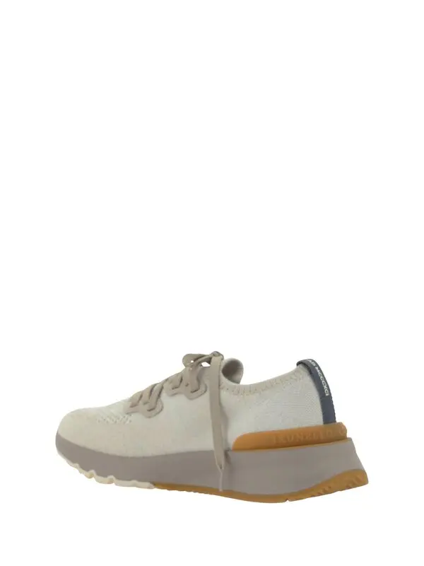 Brunello Cucinelli Cotton Knit Sneakers