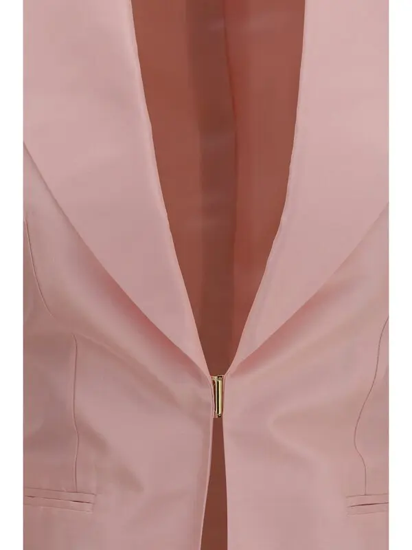 Gucci Silk Faille Jacket - Pink