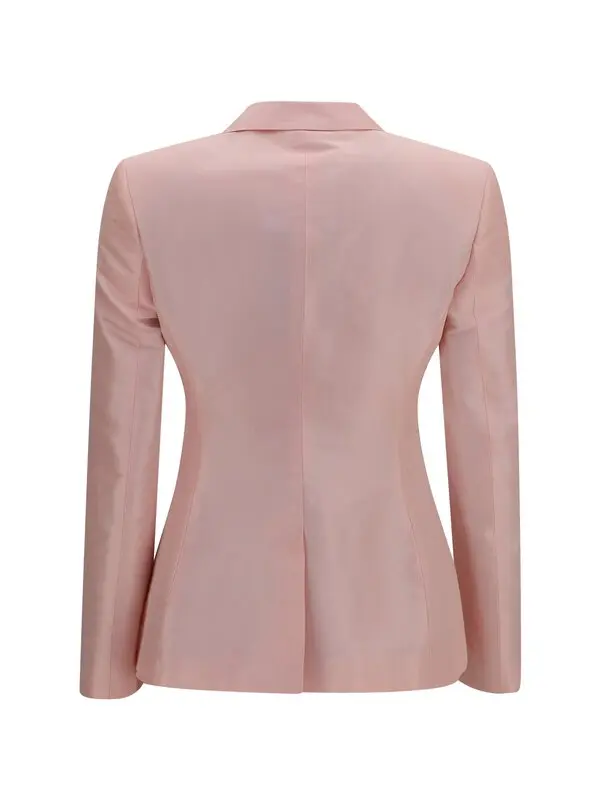 Gucci Silk Faille Jacket - Pink