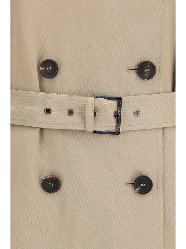 Brunello Cucinelli Belted Trench Coat - Cream
