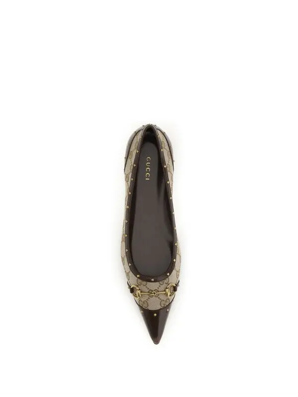 Gucci Savoy Ballerinas With Horsebit Detail