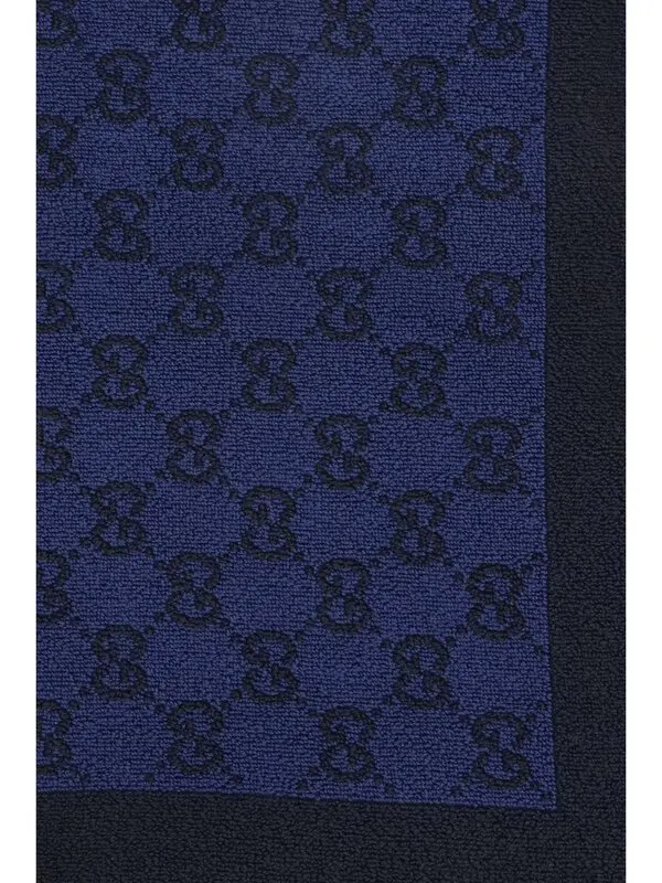 Gucci Gg Cotton Terry Towel - Blue