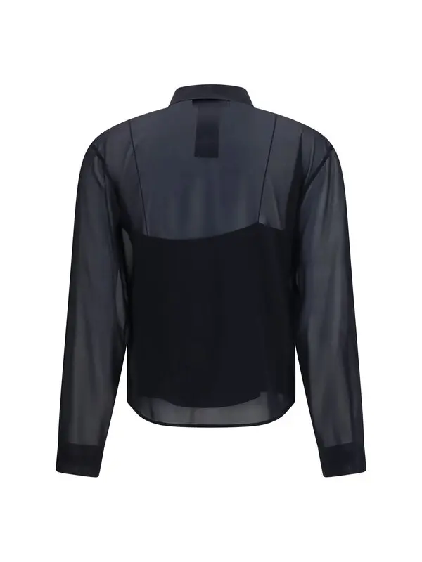 Gucci Stretch Silk Chiffon Shirt