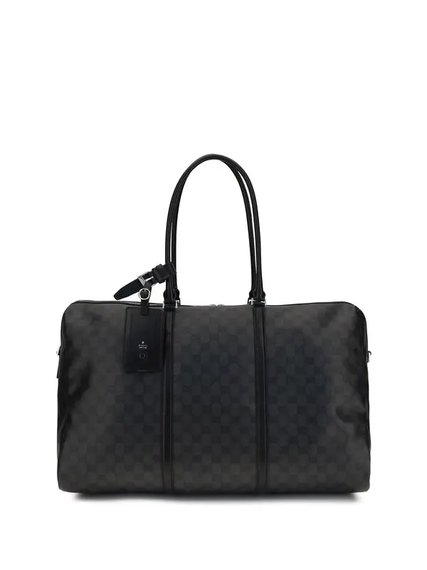 Gucci Gg Travel Bag With Web Stripe - Black