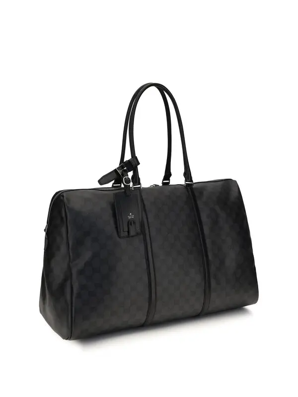 Gucci Gg Travel Bag With Web Stripe - Black