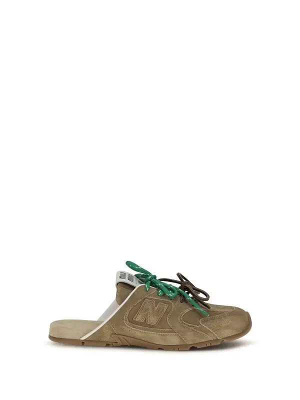 Miu Miu X New Balance 530 Sl Sneakers Mules - Cream