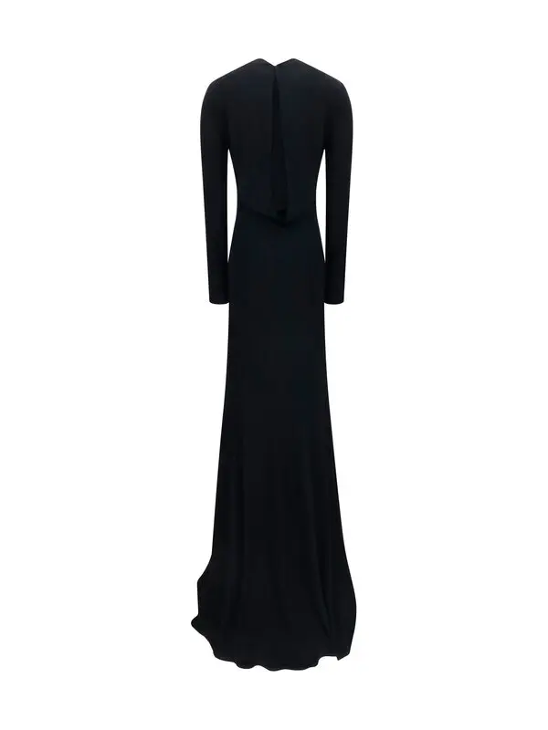 TOM FORD Long Evening Dress With Long Sleeves