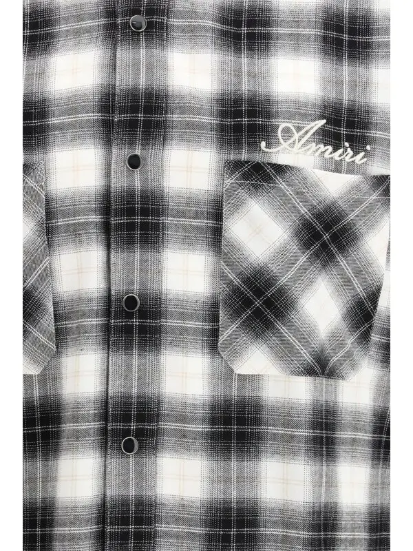 Amiri Oversized Plaid Shirt
