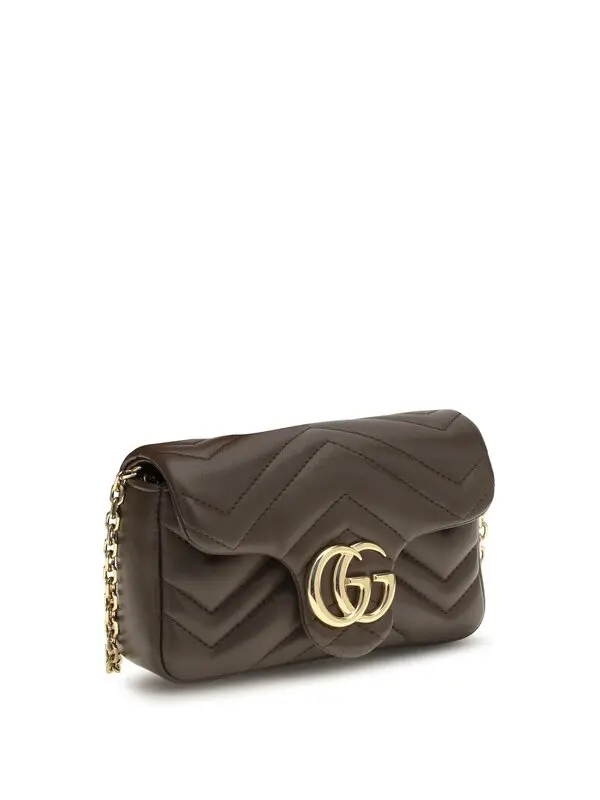 Gucci Gg Marmont Quilted Leather Shoulder Bag - Brown