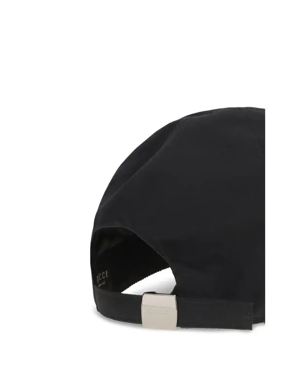 Gucci Baseball Cap With Gg Fabric Detail