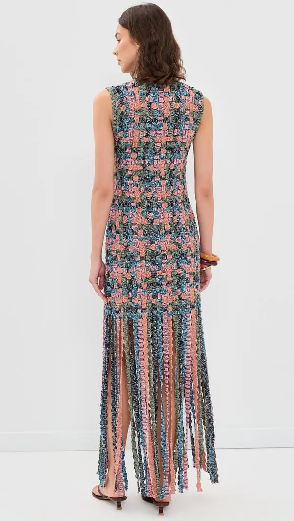 Ulla Johnson Alexis Fringe Knit Dress